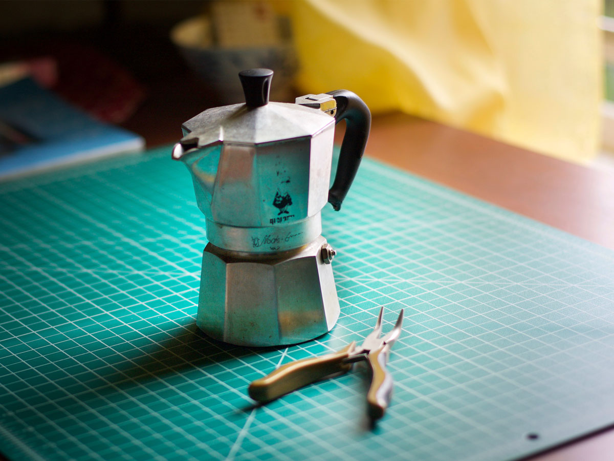 When only steam comes out: Fixing a Bialetti moka pot | David Struett ...